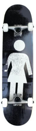 Girl Skateboards Niels Bennett Black Complete 8 in