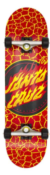 Santa Cruz Flame Dot Large Complete 8.25 in